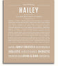 Hailey | Name Art Print – Name Stories