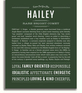 Hailey | Name Art Print – Name Stories