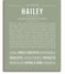 Hailey | Name Art Print – Name Stories