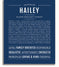 Hailey | Name Art Print – Name Stories