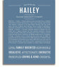 Hailey | Name Art Print – Name Stories