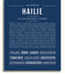 Hailie | Name Art Print – Name Stories