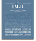Hailie | Name Art Print – Name Stories