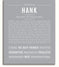 Hank | Name Art Print – Name Stories
