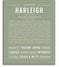 Harleigh | Name Art Print – Name Stories