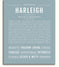 Harleigh | Name Art Print – Name Stories