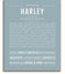 Harley (female) | Name Art Print – Name Stories