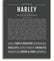 Harley (male) | Name Art Print – Name Stories