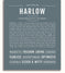 Harlow | Name Art Print – Name Stories