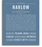 Harlow Personalized Name Meaning Art Prints – Name Stories