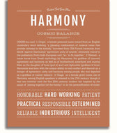 Harmony | Name Art Print – Name Stories