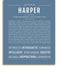 Harper (female) | Name Art Print – Name Stories