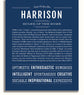 Harrison | Name Art Print – Name Stories