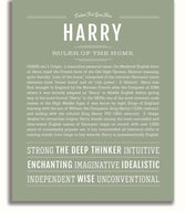 Harry | Name Art Print – Name Stories