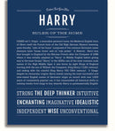 Harry | Name Art Print – Name Stories