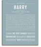 Harry Personalized Name Meaning Art Prints – Name Stories