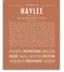 Haylee | Name Art Print – Name Stories