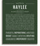 Haylee | Name Art Print – Name Stories