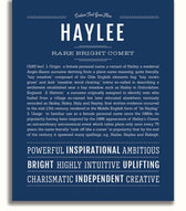 Haylee | Name Art Print – Name Stories