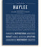 Haylee | Name Art Print – Name Stories