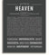 Heaven | Name Art Print – Name Stories