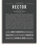 Hector | Name Art Print – Name Stories