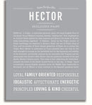 Hector | Name Art Print – Name Stories