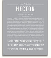 Hector | Name Art Print – Name Stories