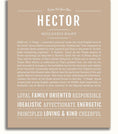 Hector | Name Art Print – Name Stories