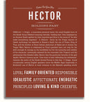 Hector | Name Art Print – Name Stories