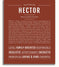 Hector | Name Art Print – Name Stories