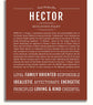 Hector | Name Art Print – Name Stories