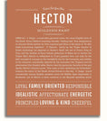 Hector | Name Art Print – Name Stories