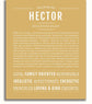 Hector Personalized Name Meaning Art Prints – Name Stories