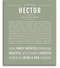 Hector | Name Art Print – Name Stories