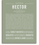 Hector | Name Art Print – Name Stories