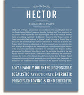 Hector | Name Art Print – Name Stories