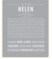 Helen Personalized Name Meaning Art Prints – Name Stories