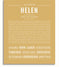 Helen Personalized Name Meaning Art Prints – Name Stories