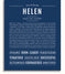 Helen Personalized Name Meaning Art Prints – Name Stories