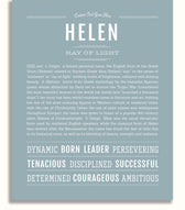 Helen Personalized Name Meaning Art Prints – Name Stories