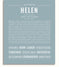 Helen Personalized Name Meaning Art Prints – Name Stories