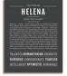 Helena | Name Art Print – Name Stories