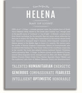 Helena Personalized Name Meaning Art Prints – Name Stories