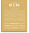 Helena | Name Art Print – Name Stories