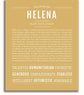 Helena | Name Art Print – Name Stories