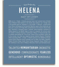 Helena | Name Art Print – Name Stories