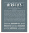 Hercules | Name Art Print – Name Stories