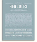 Hercules | Name Art Print – Name Stories