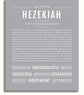 Hezekiah | Name Art Print – Name Stories